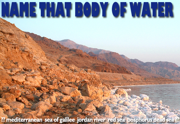 NAME THAT BODY OF WATER | The Ya'lla Blog